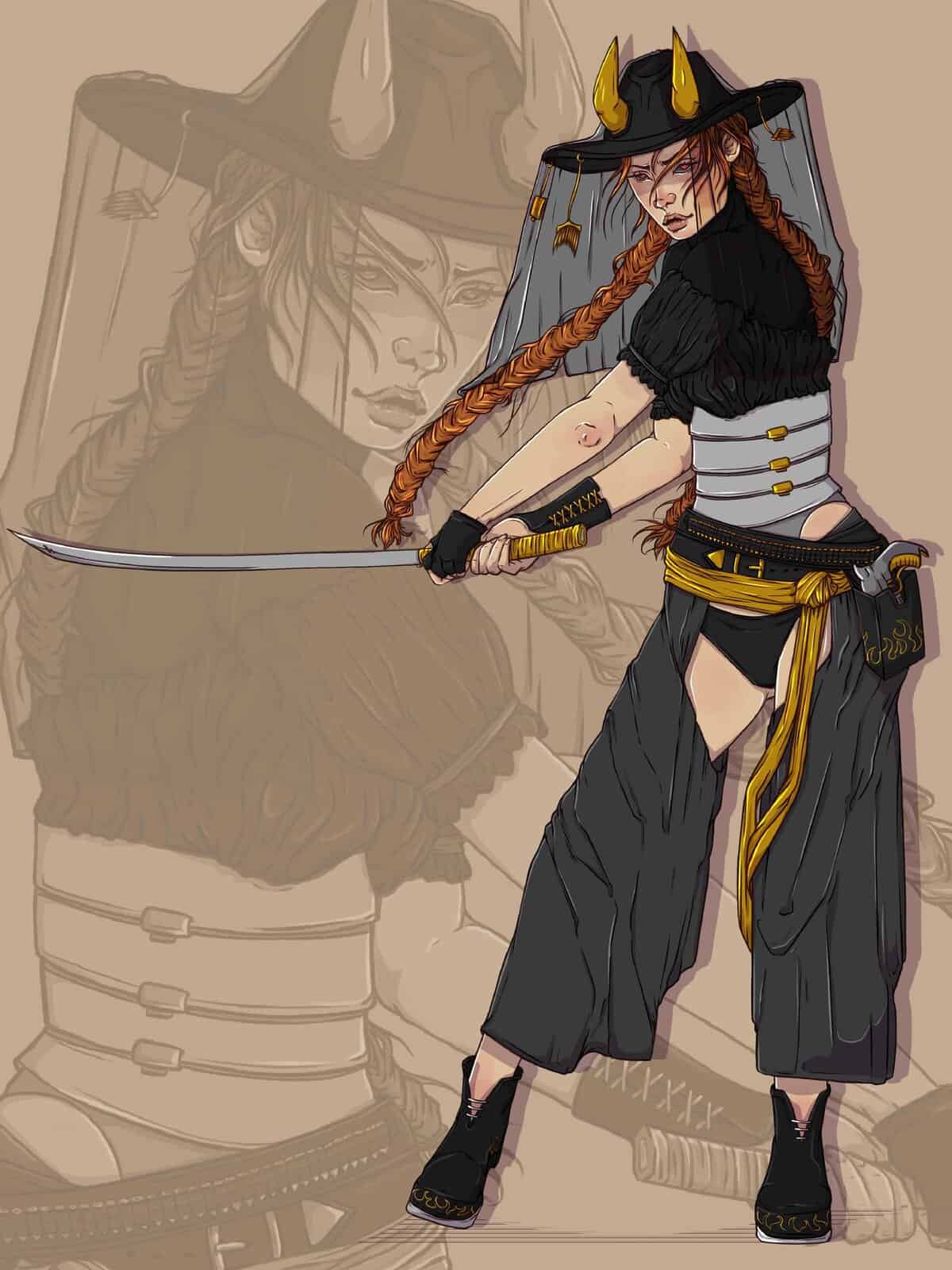 Samurai Cowgirl - MLC Studio