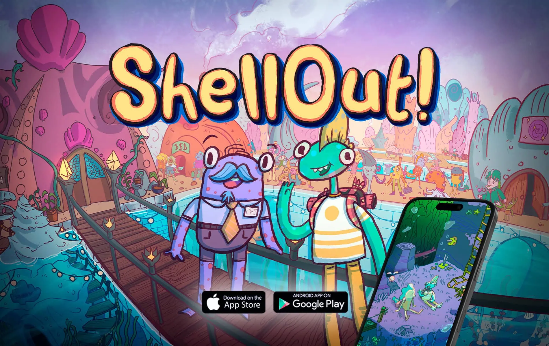 ShellOut! Key Art - MLC Studio
